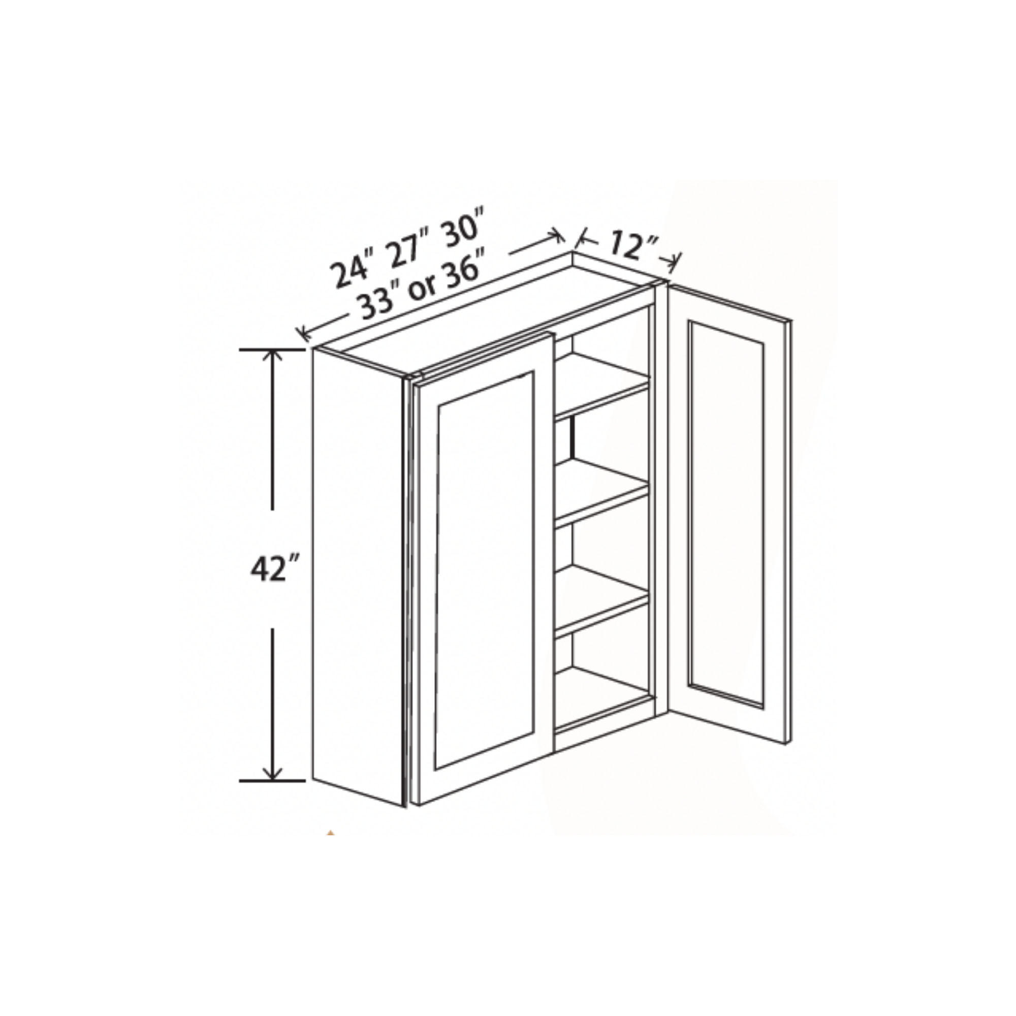 L&C Cabinetry D5 | Cyberspace Wall Cabinets