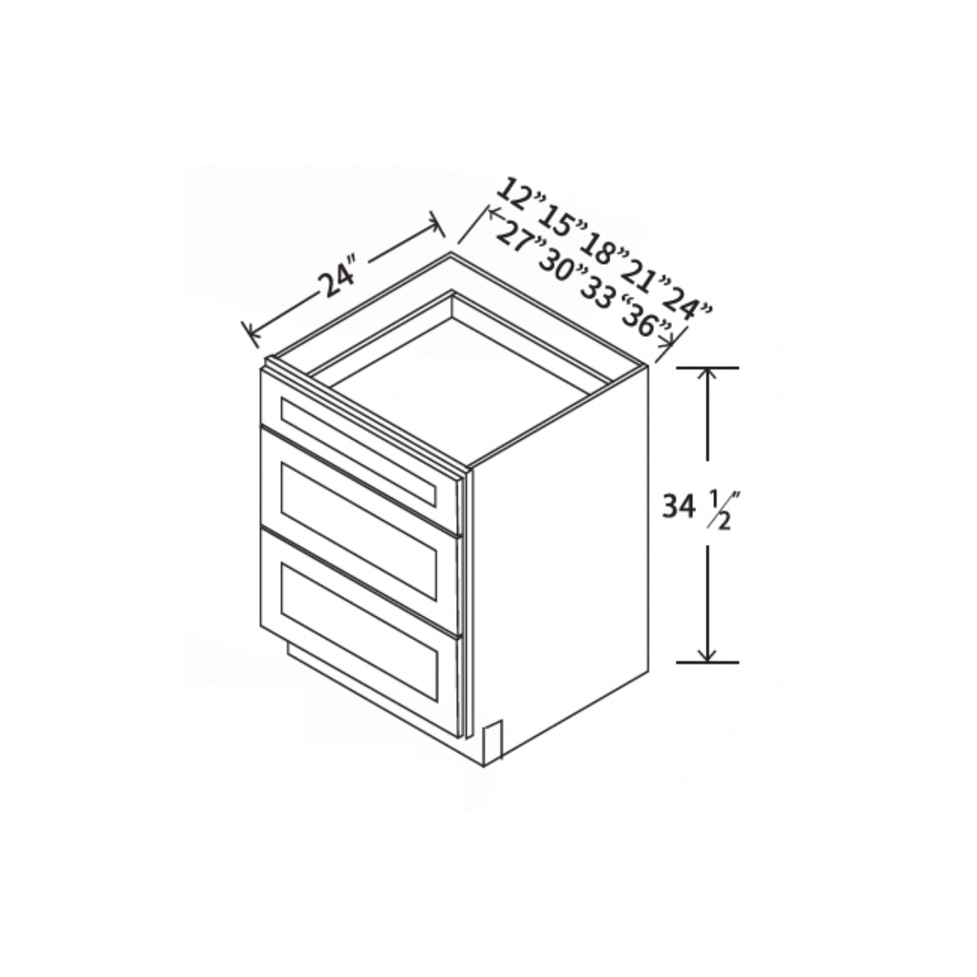 L&C Cabinetry - White Shaker Cabinets for Kitchen & Bath